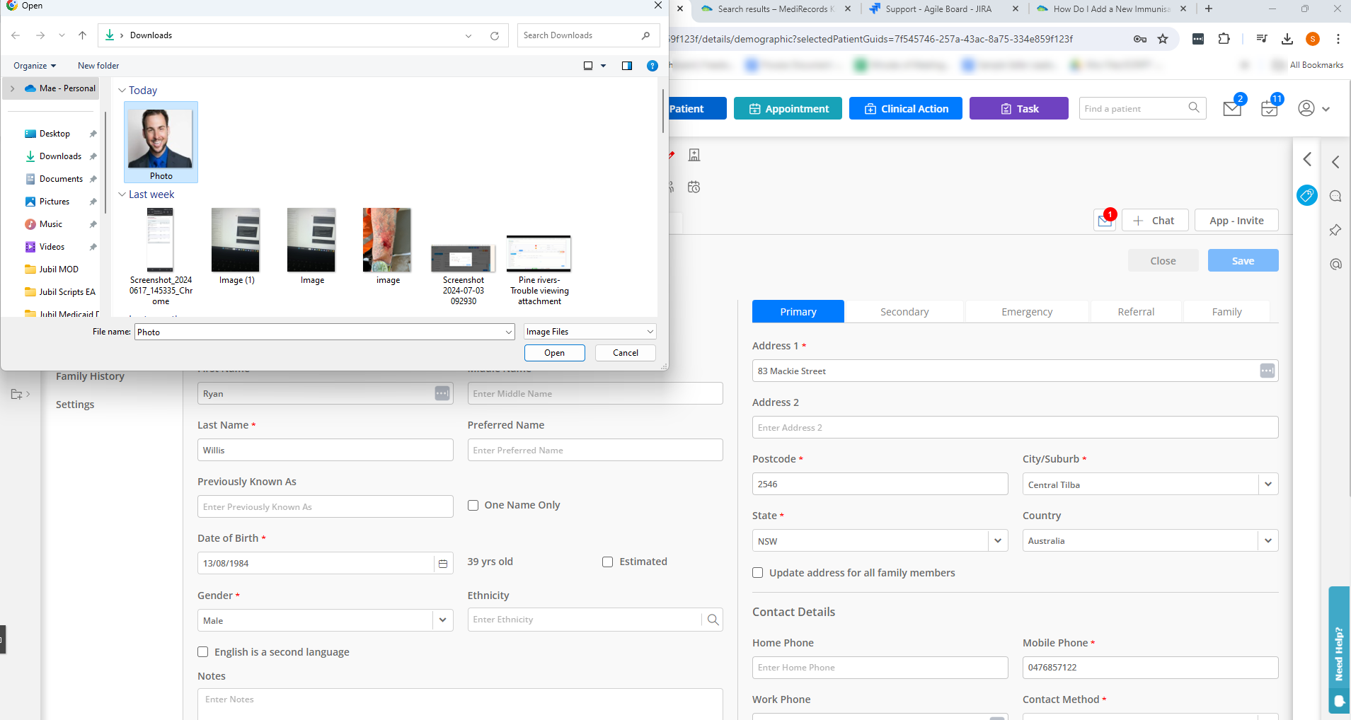 How do I Add a Profile Photo to a Patient Record? – Knowledge Base