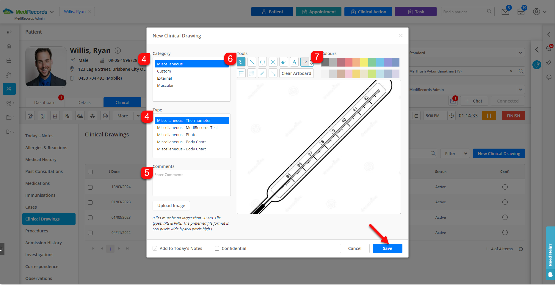 Clinical Drawing Tool: Quick Guide – Knowledge Base