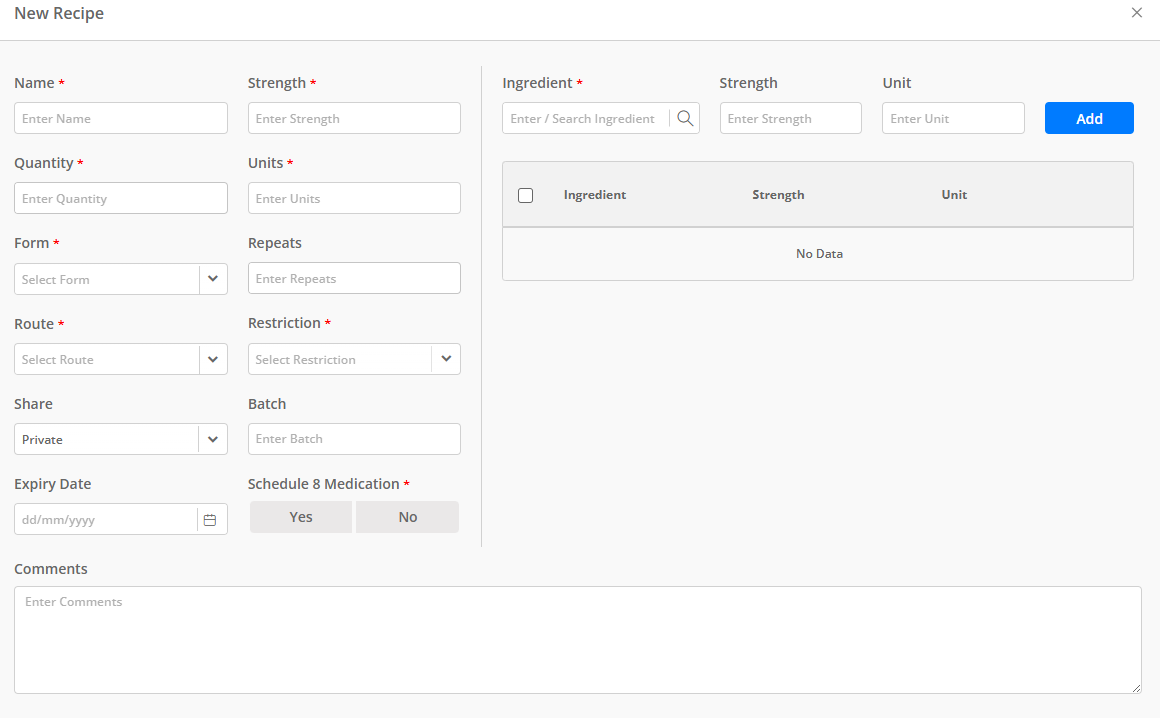 Drug Recipe Management: Quick Guide – Knowledge Base
