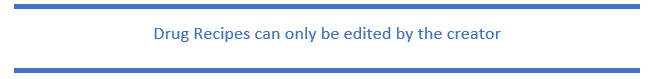 Drug Recipe Management: Quick Guide – Knowledge Base
