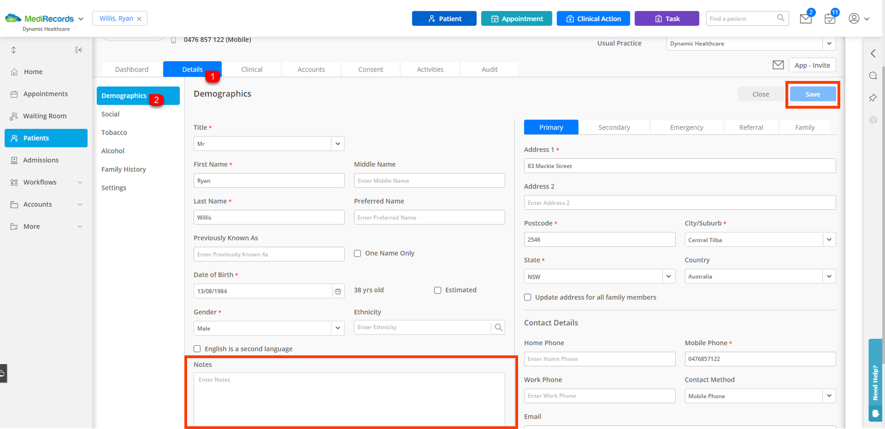 Patient Demographics: Quick Guide – Knowledge Base