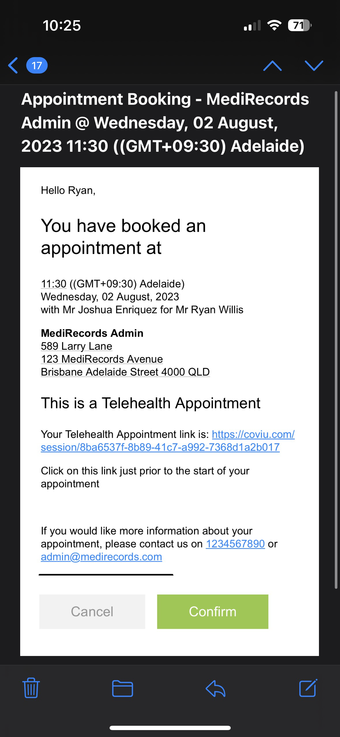 Appointment Reminders & Confirmations - Email – Knowledge Base