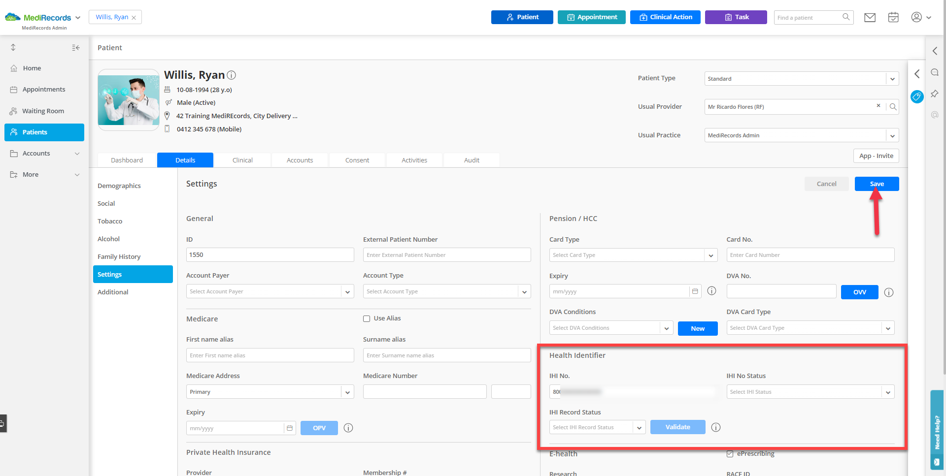 Health Identifiers - IHI Numbers & Validation – Knowledge Base