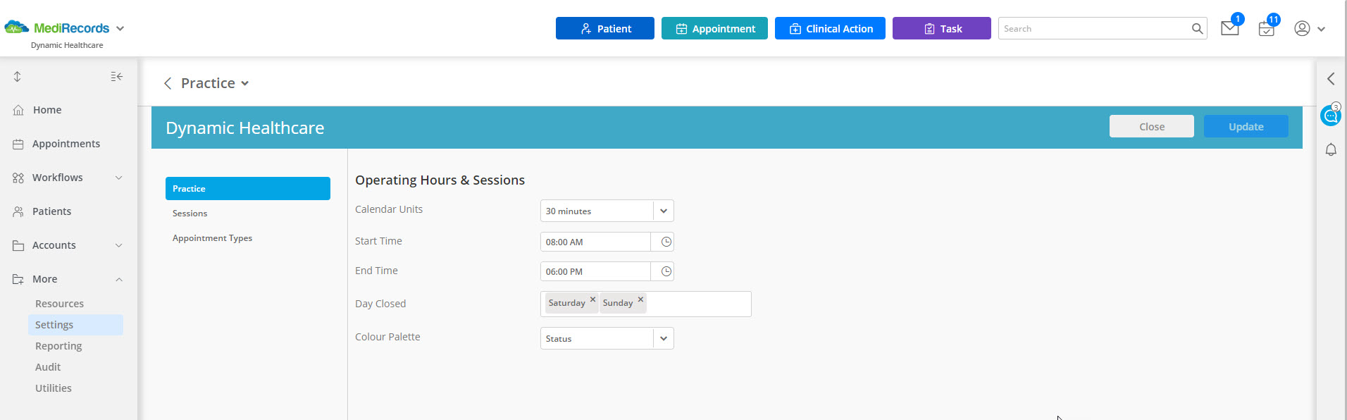 Appointment Settings: Practice & Provider Configuration – Knowledge Base