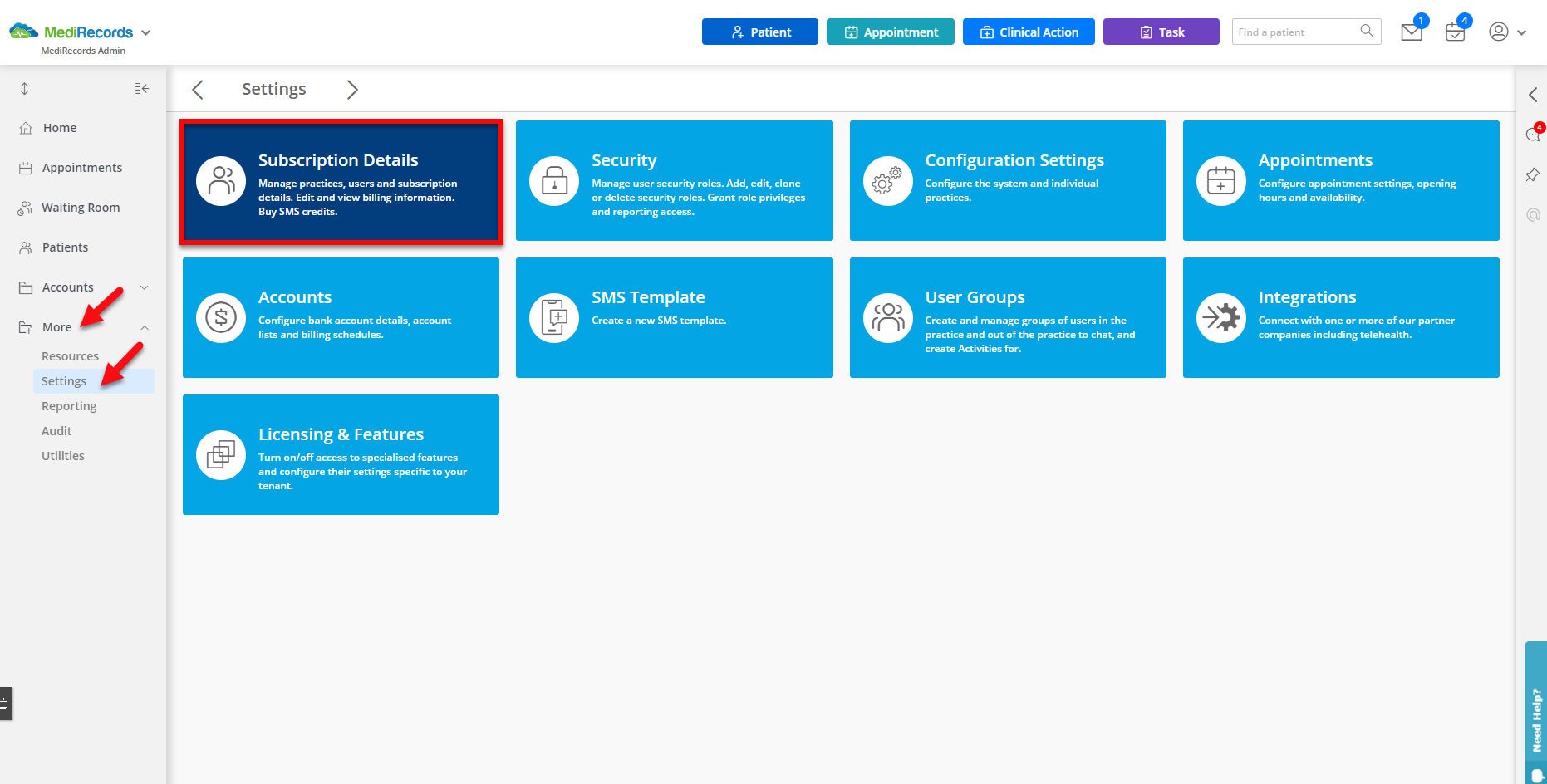 eRx & Electronic Prescribing: Configuration – Knowledge Base