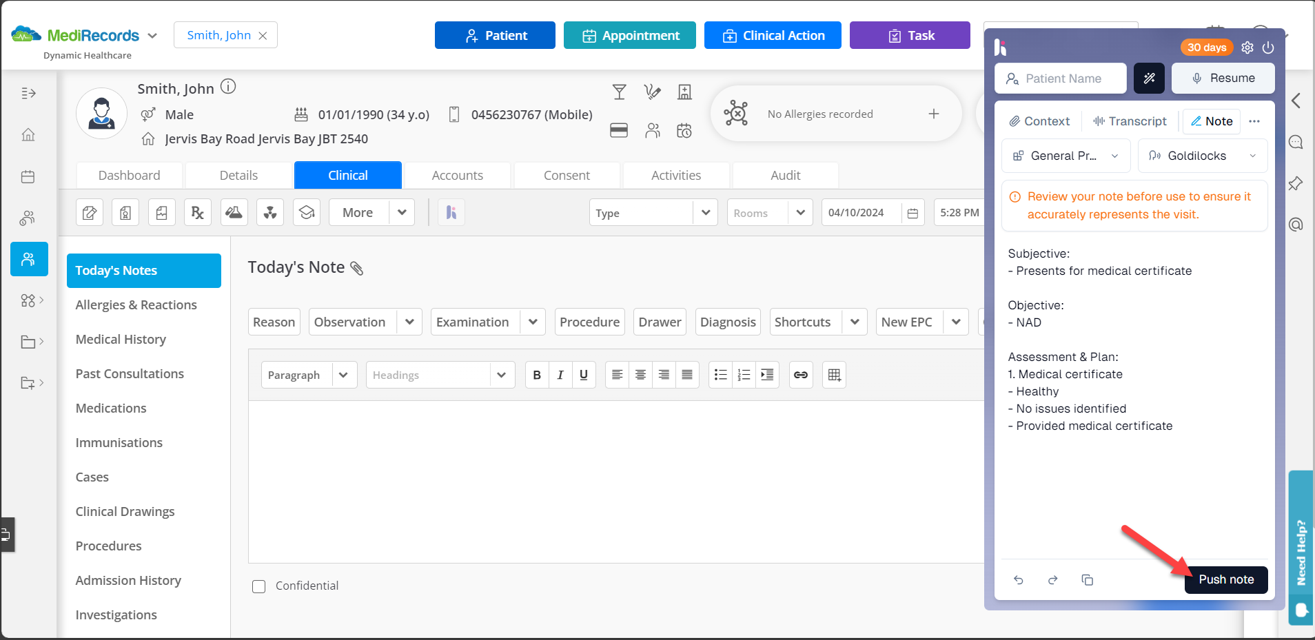 Heidi AI Scribe: Configuration & Quick Guide – Knowledge Base
