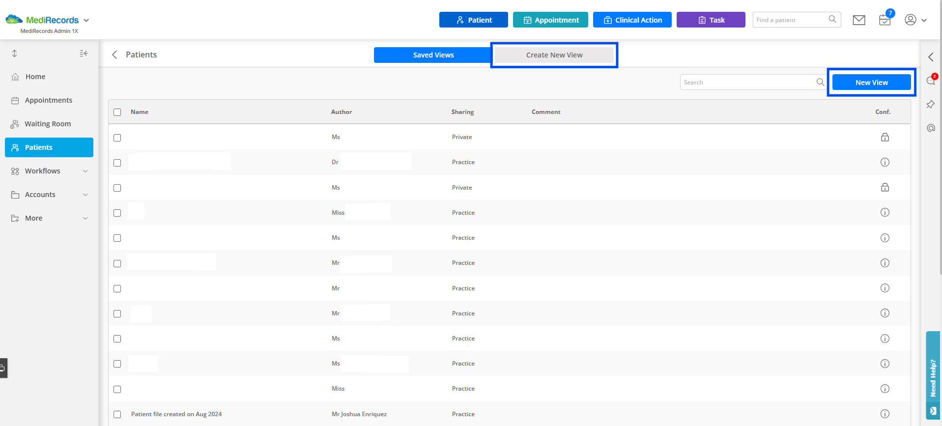 Patient Views: Custom Patient Lists – Knowledge Base