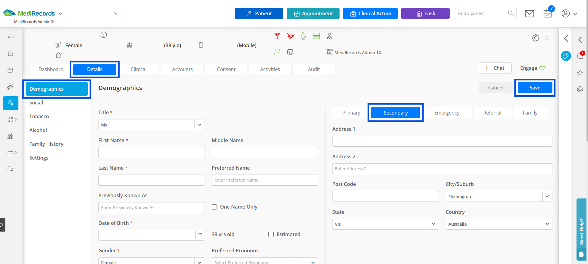 Patient Demographics: Quick Guide – Knowledge Base