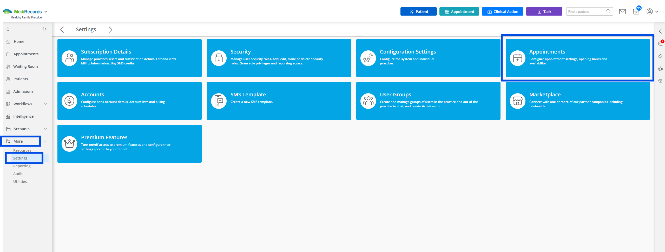 Coviu Telehealth Appointment Integration: Configuration – Knowledge Base