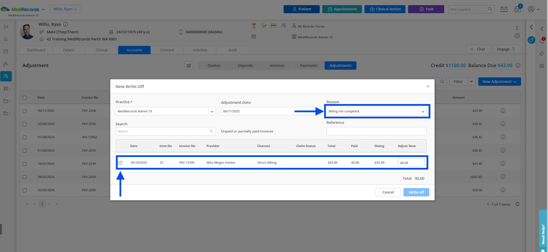 Adjustments – Knowledge Base