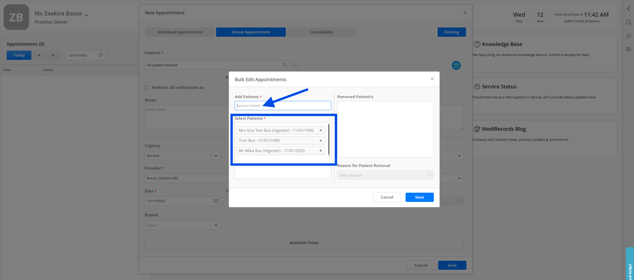 Group Appointments: Quick Guide – Knowledge Base
