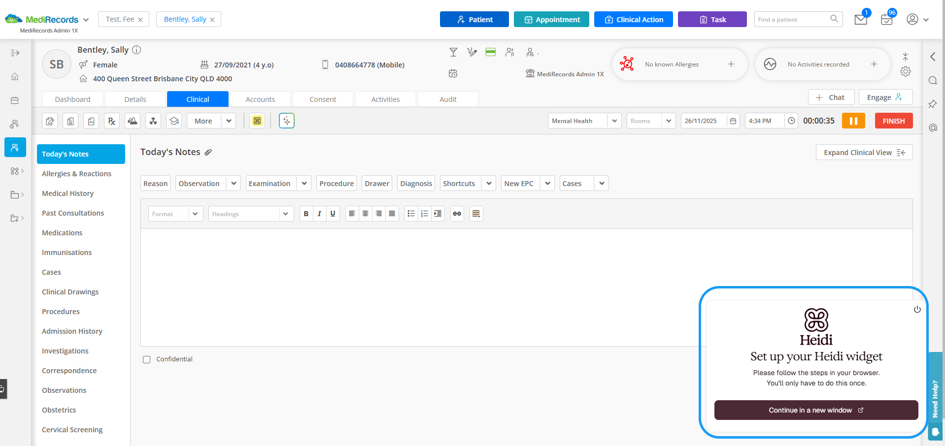 Heidi AI Scribe: Configuration & Quick Guide – Knowledge Base